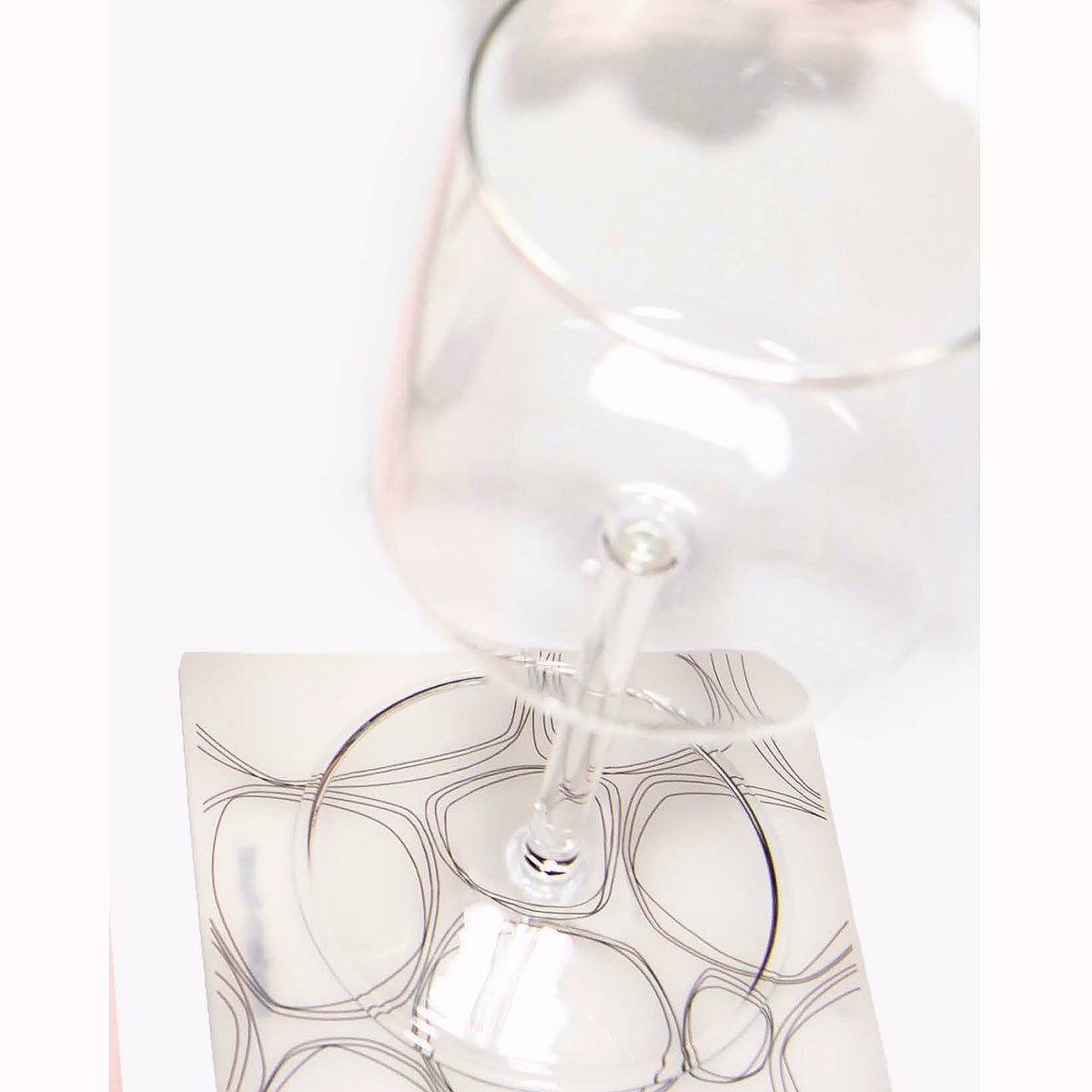 Modern-Twist Silicone Coaster Set Collection from Abode New York