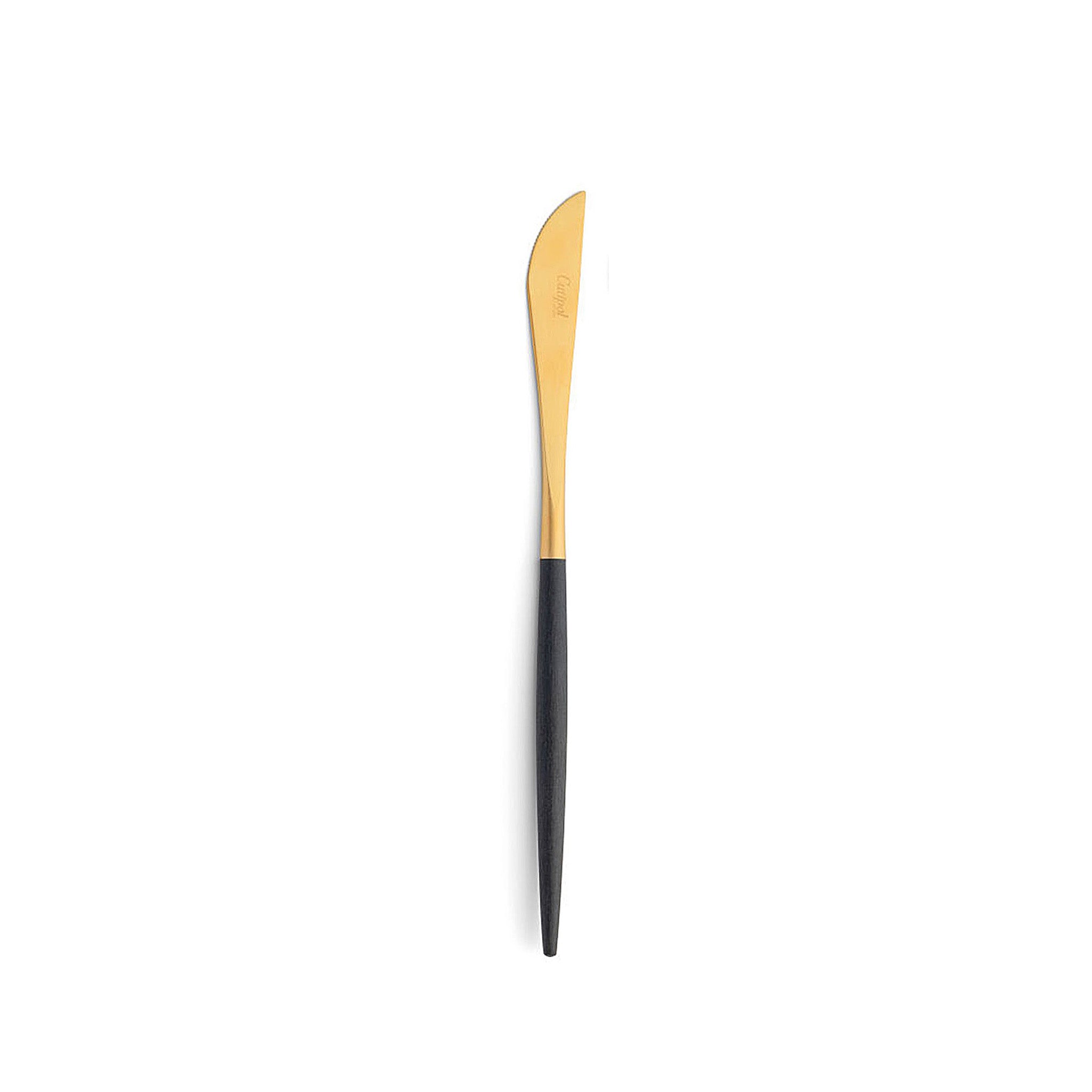 Cutipol Goa Gold Black Matte Brushed Cutlery Collection from Abode NY ...