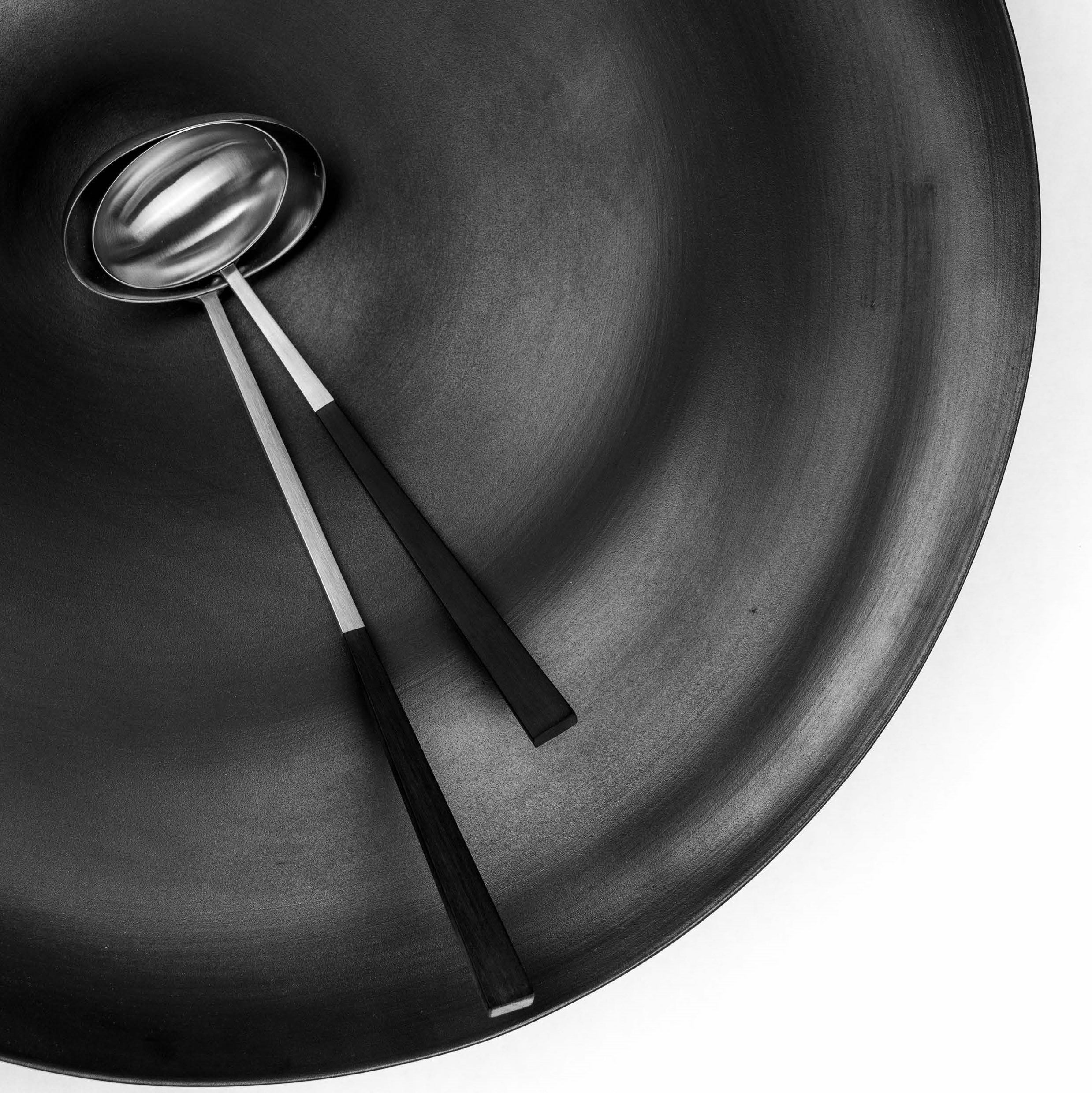 Cutipol Kube Matte Brushed Stainless Steel Cutlery Collection Abode NY ...