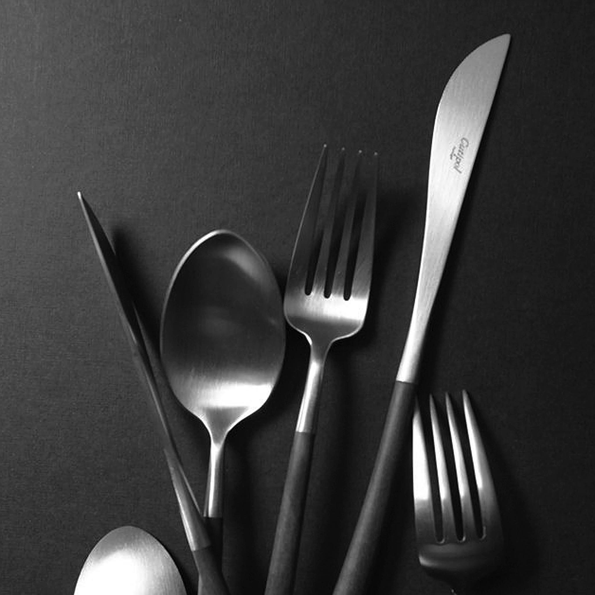 Cutipol Noor Matte Brushed Flatware Collection– Abode New York